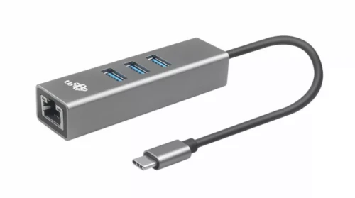 TB HUB USB-C RJ45 1000MB/S + 3*USB 3.1 - Bit Computer